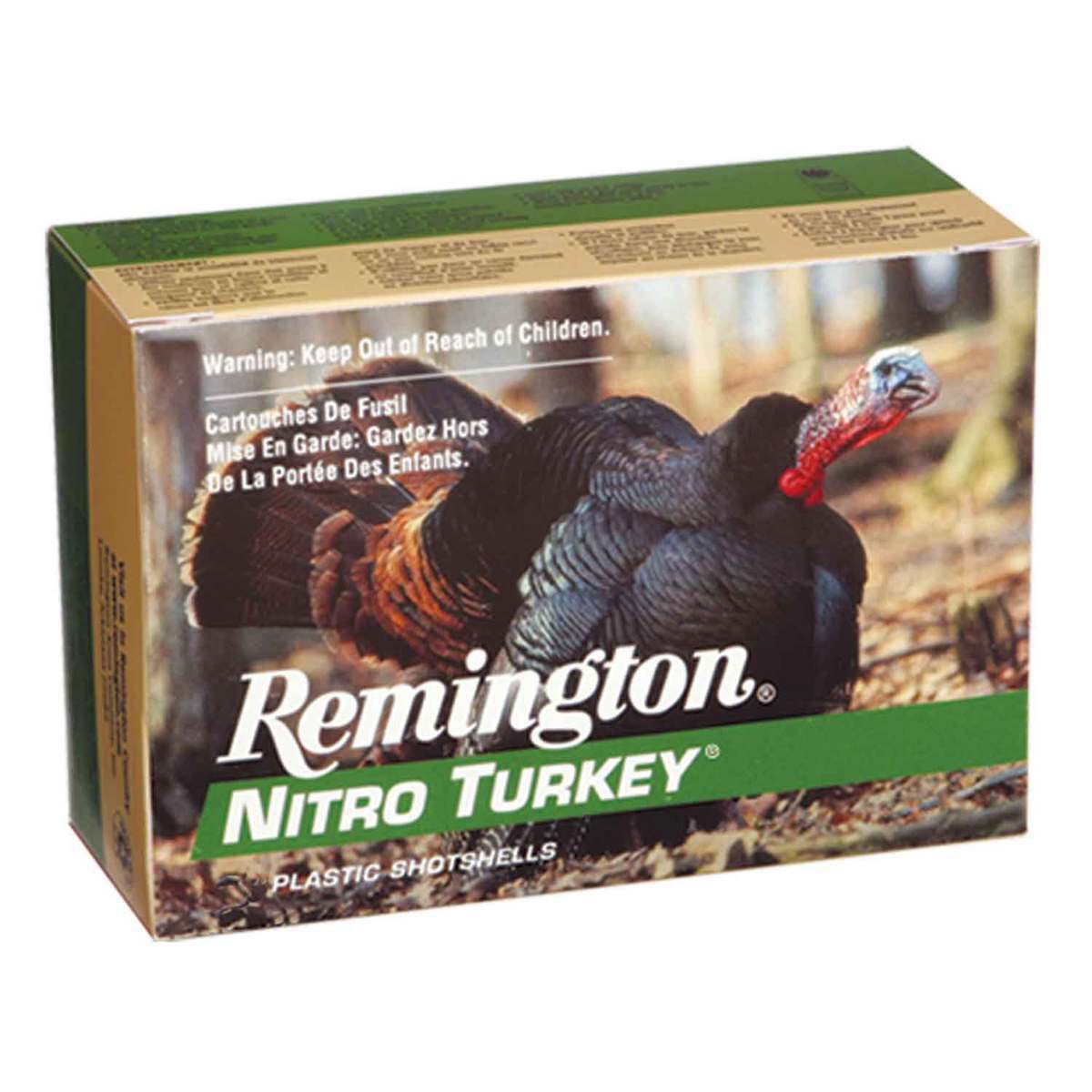 Remington Nitro Turkey 12 Gauge 2-3/4in #4 1-1/2oz Turkey Shotshells ...