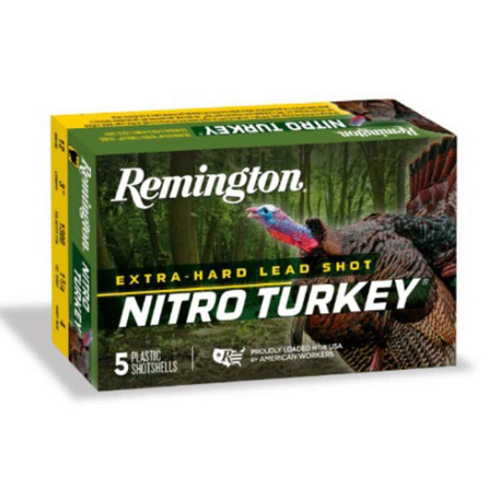 Remington Nitro Turkey 12 Gauge 3in #5 1-7/8oz Turkey Shotshells - 5 ...