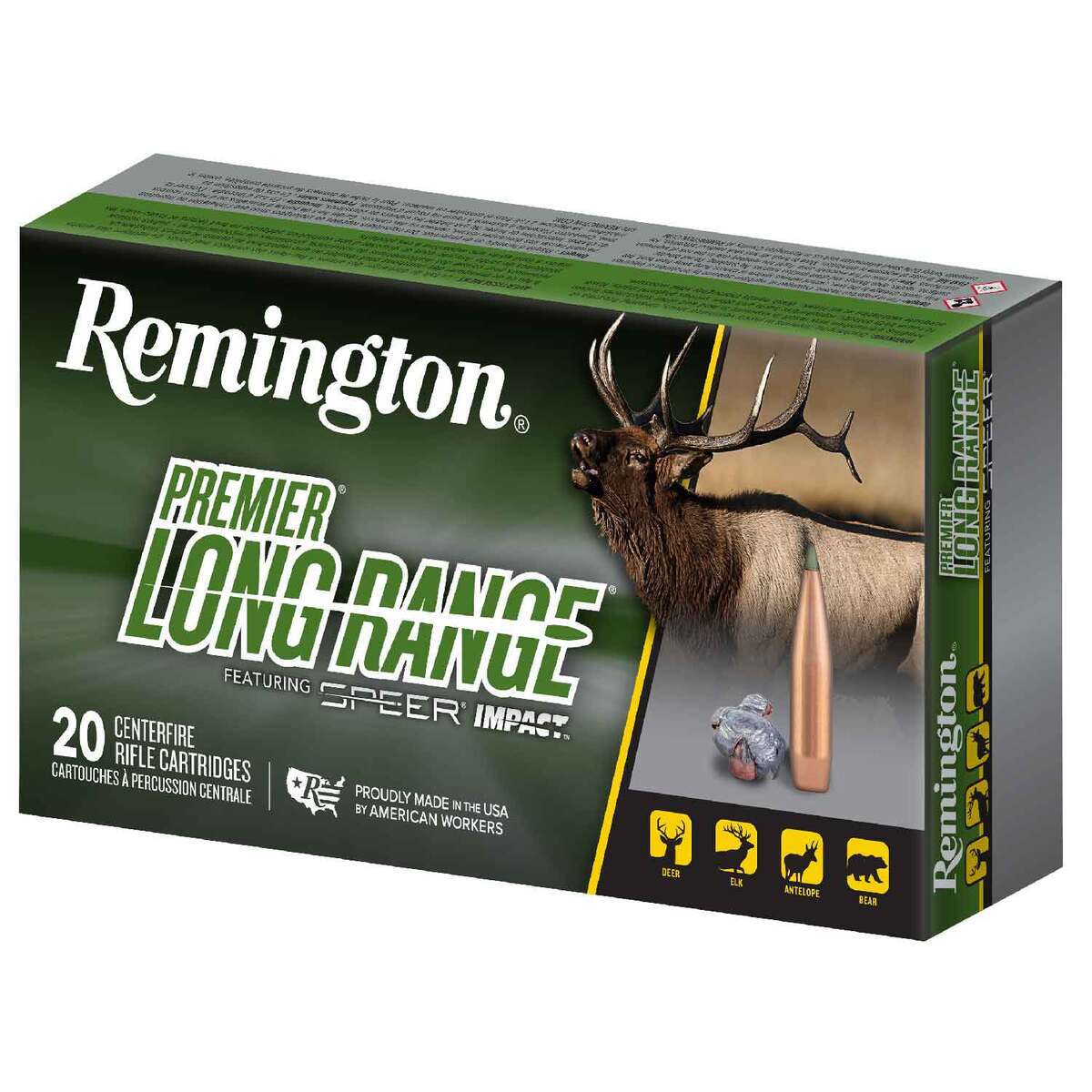 Remington Premier Long Range 6.5 Creedmoor Speer Impact 140gr Rifle ...